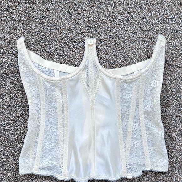 Dominique | Intimates & Sleepwear | Y2k Dominique Apparel White Satin ...